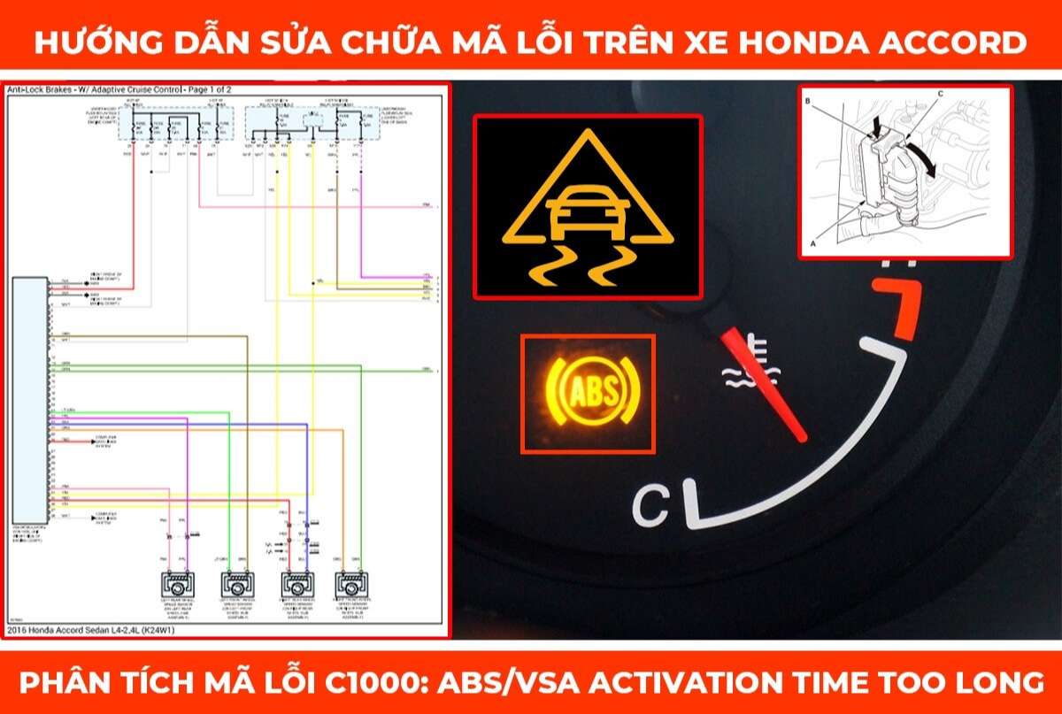 Phân Tích Mã Lỗi C1000-94 ABS/VSA Activation Time Too Long