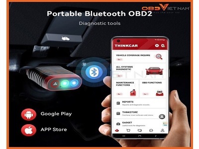 THINKCAR OBD2, vị trí cổng OBD, cách sử dụng máy chẩn đoán