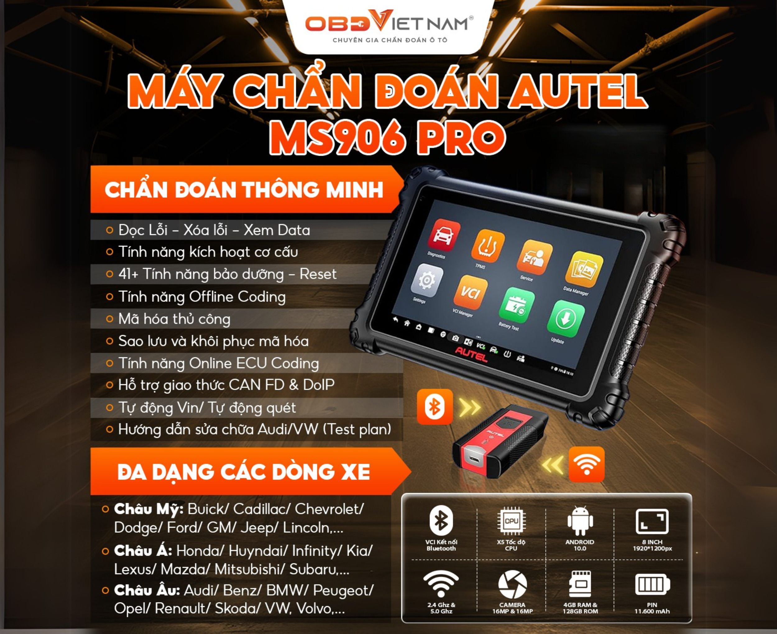 MS906 PRO: BÁN CHẠY SỐ 1 VỀ CHẨN ĐOÁN LỖI XE HƠI - GIẢI PHÁP TOÀN DIỆN ...
